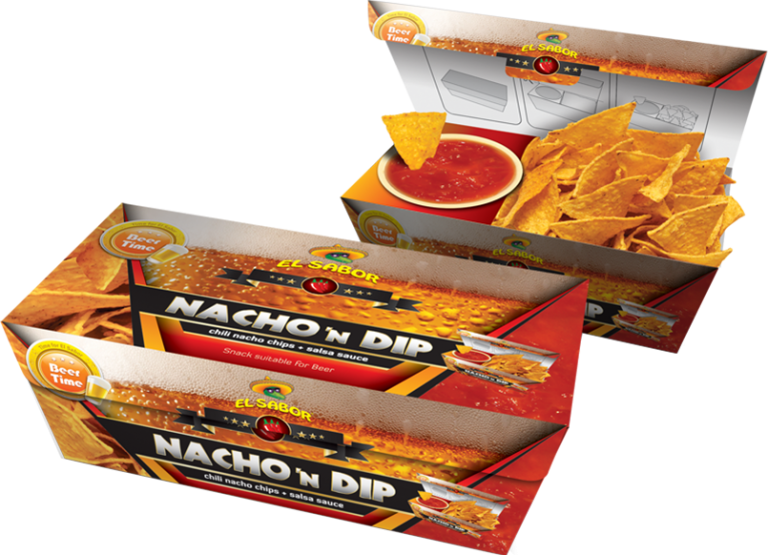 Beer Time – El Sabor – Nacho Chips , Dips , Wraps