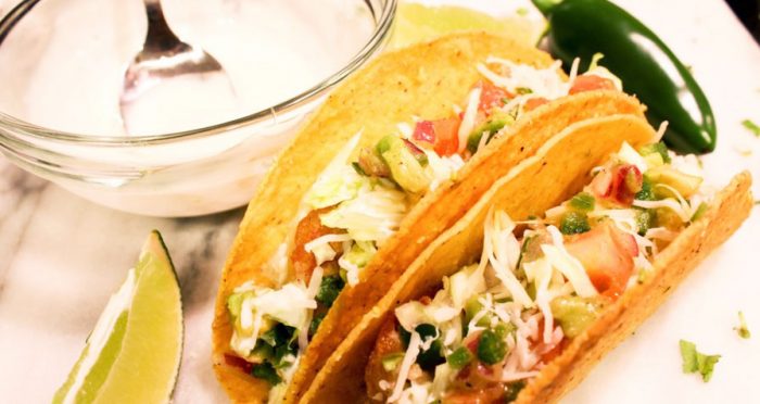 Hard Shell Tacos - El Sabor - Nacho Chips , Dips , Wraps