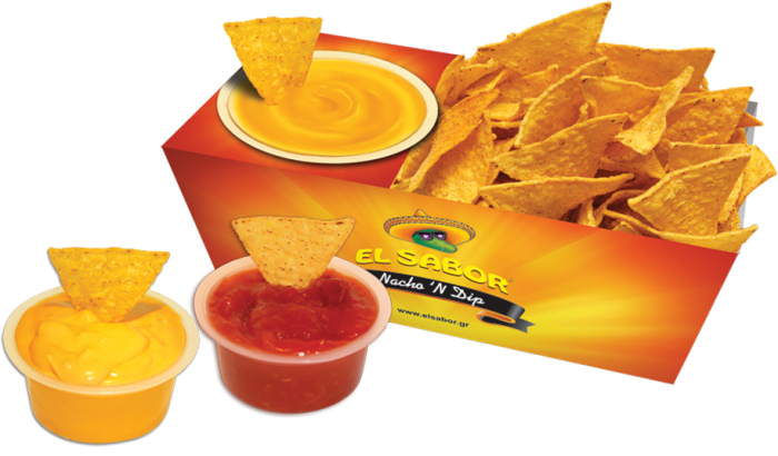 Nachos n’ dips – El Sabor – Nacho Chips , Dips , Wraps