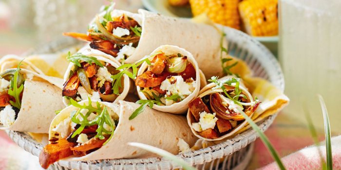 Sweet potato wraps - El Sabor - Nacho Chips , Dips , Wraps
