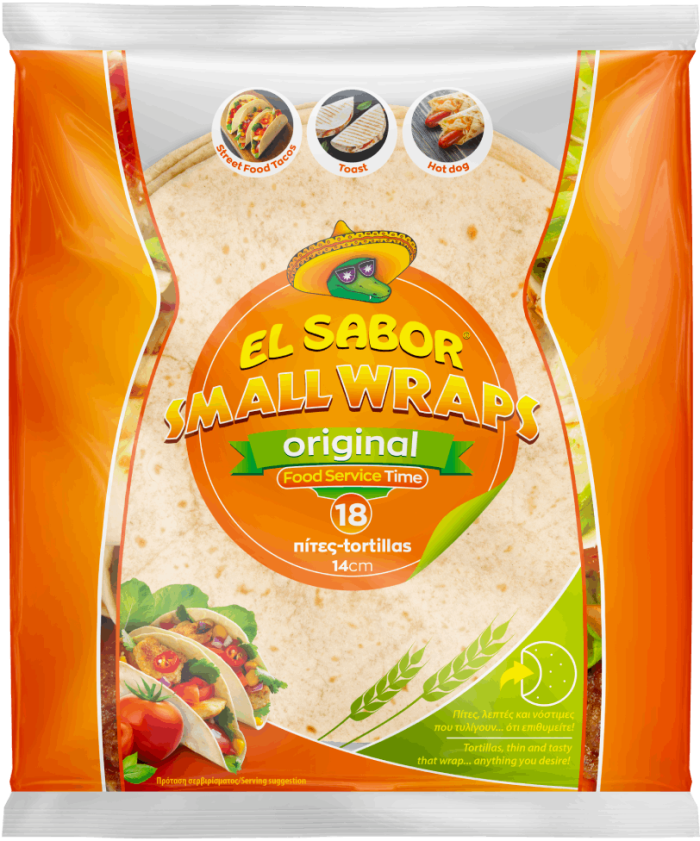 Mini Flour Wraps - El Sabor - Nacho Chips , Dips , Wraps